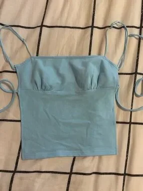 Edikted | Tops | Edikted Light Blue Womens Backless Spaghettistrap Top ...